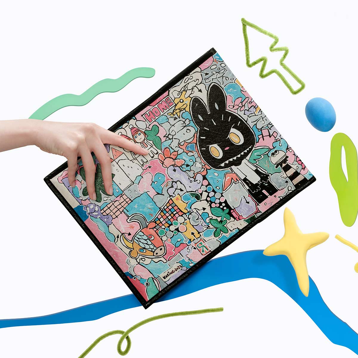 THE MONSTERS 10th Anniversary Series Laptop Bag – fuzzyjoy.studio